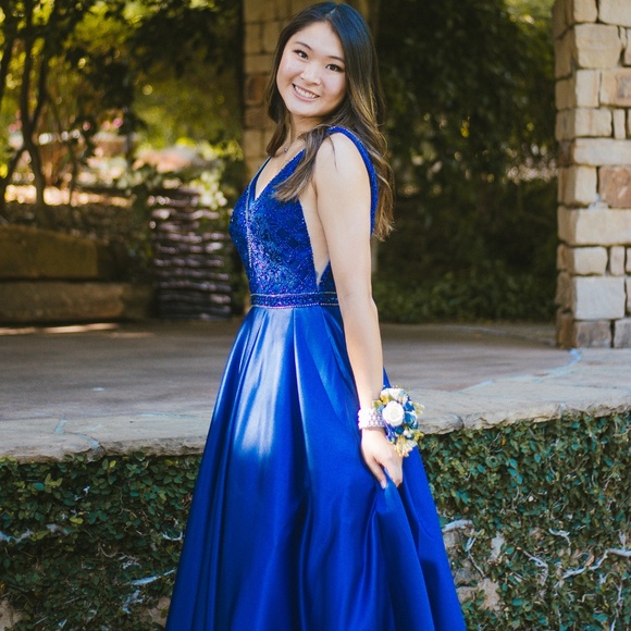 Dresses | Deep Blue Prom Dress | Poshmark